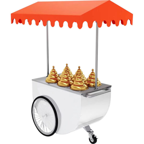 Mehen Pozzetti Gelato Cart – Italian Style Efficient Custom Gelato Cart