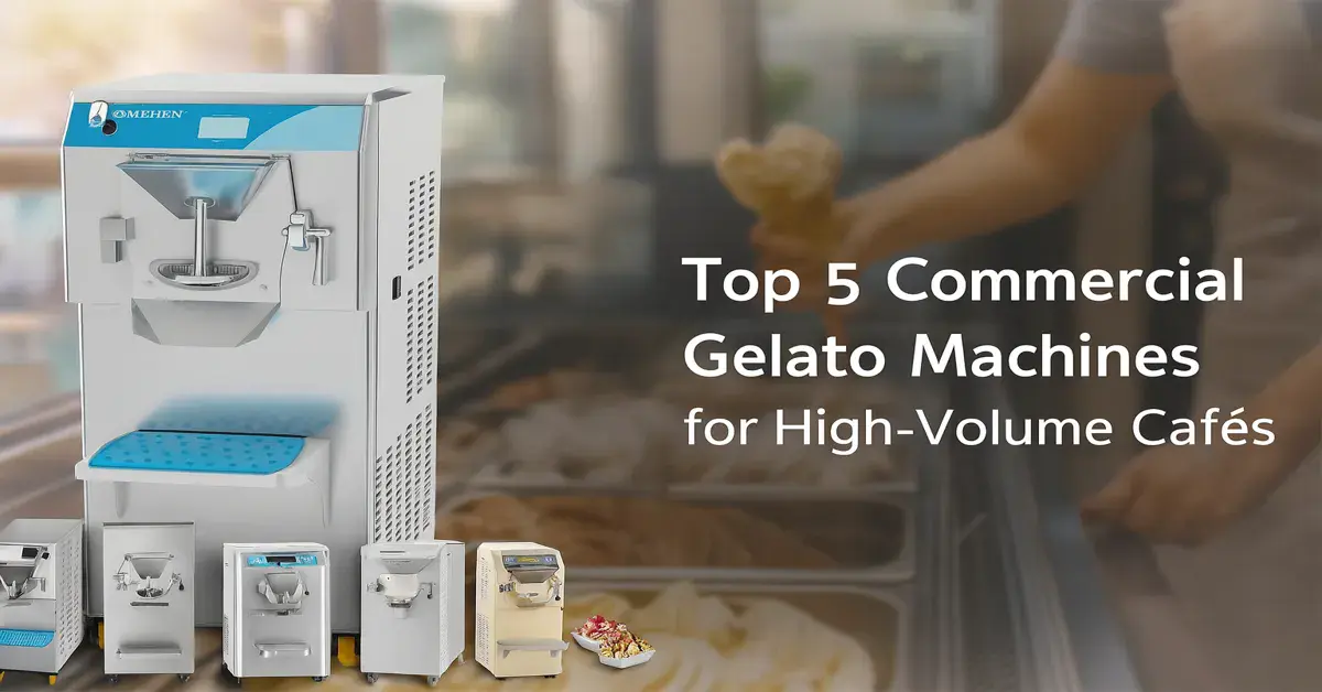 Top 5 Commercial Gelato Machines for High-Volume Cafés (2025 In-Depth ...
